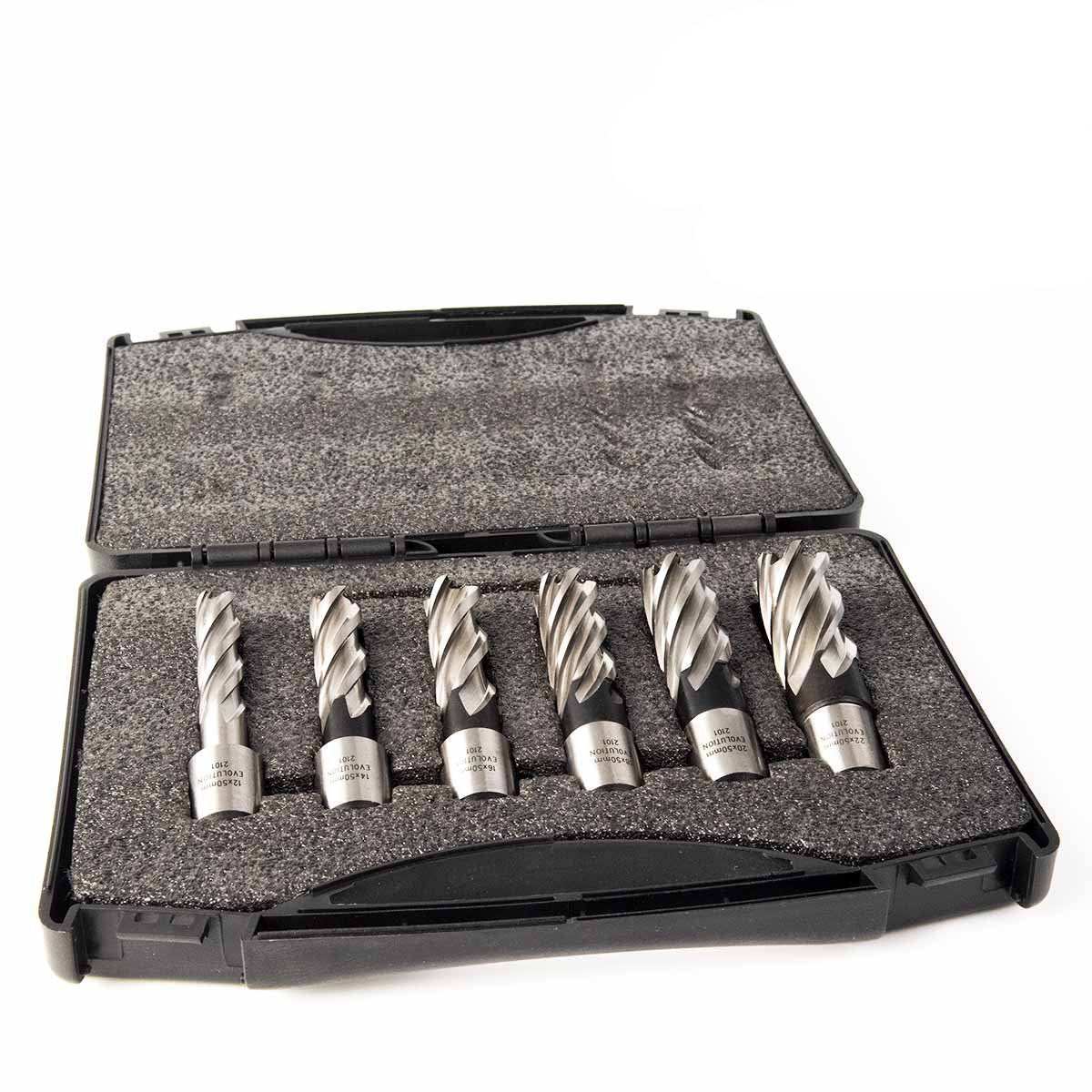 Evolution - 6 fraises 25,4mm, pour perceuse magnétique — Evolution ...